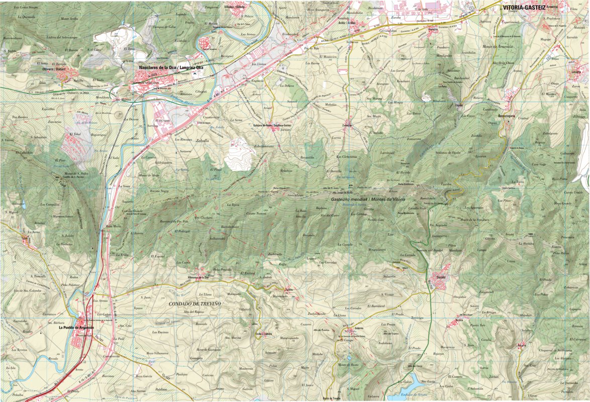 Langraiz Oka/Nanclares de la Oca (0138-1) Map by Instituto Geografico ...