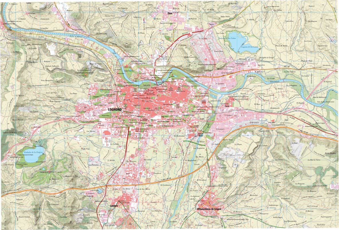 Logroño (0204-1) Map by Instituto Geografico Nacional de Espana ...