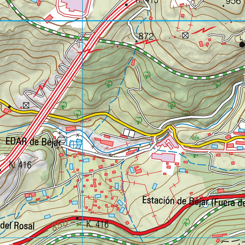 Béjar (0553-3) Map by Instituto Geografico Nacional de Espana | Avenza Maps