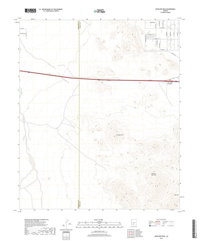Antelope Peak, AZ (2018, 24000-Scale) Map by United States Geological ...