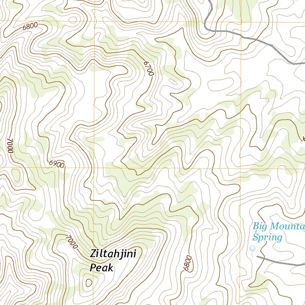 Big Mountain Dam, AZ (2018, 24000-Scale) Map by United States ...