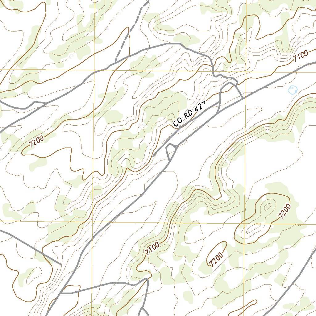 Big Willow Spring Canyon, AZ (2018, 24000-Scale) Map by United States ...