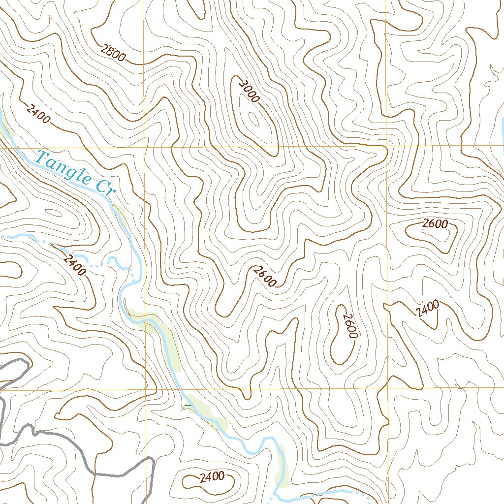 Chalk Mountain, AZ (2018, 24000-Scale) Map by United States Geological ...