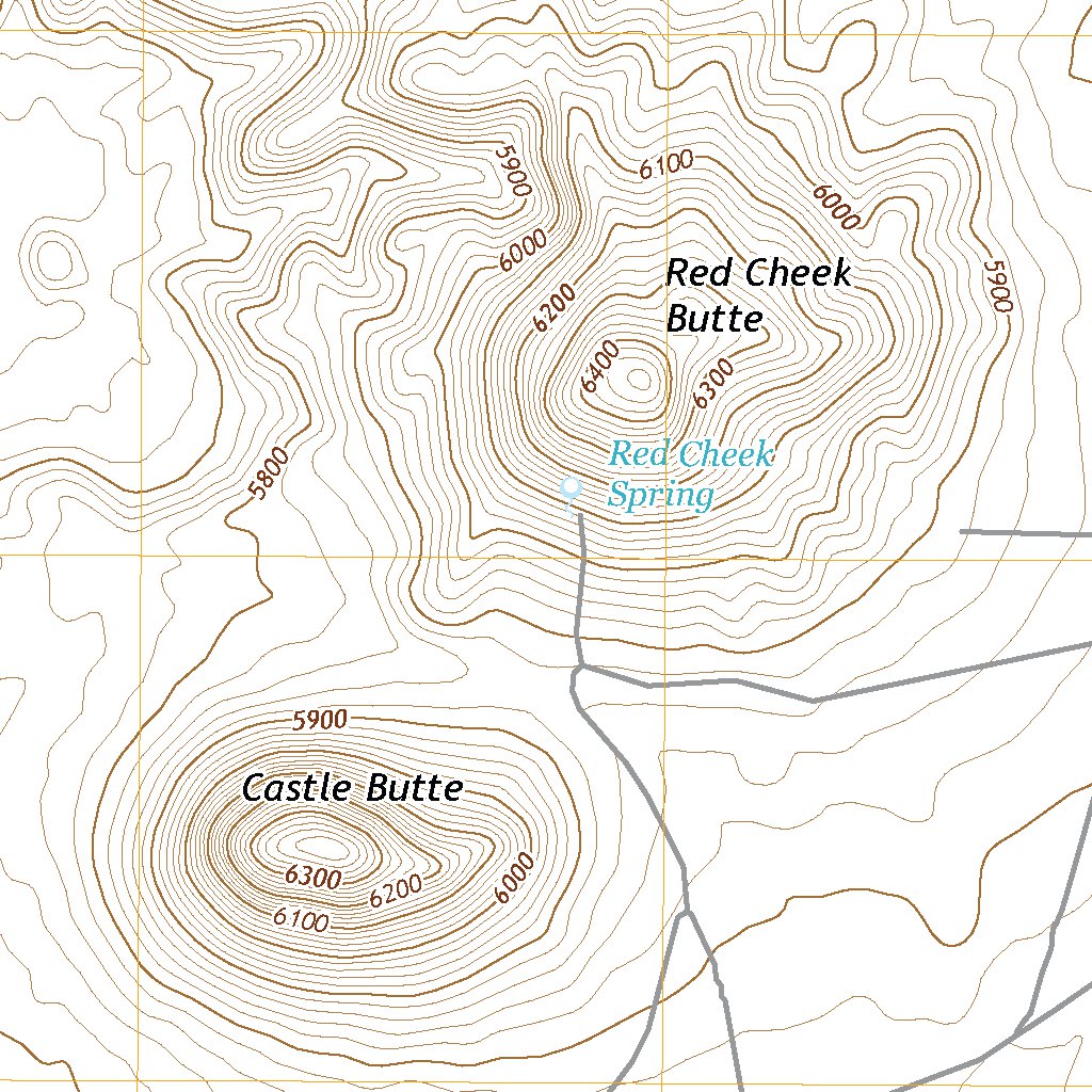 Chimney Butte, AZ (2018, 24000-Scale) Map by United States Geological ...