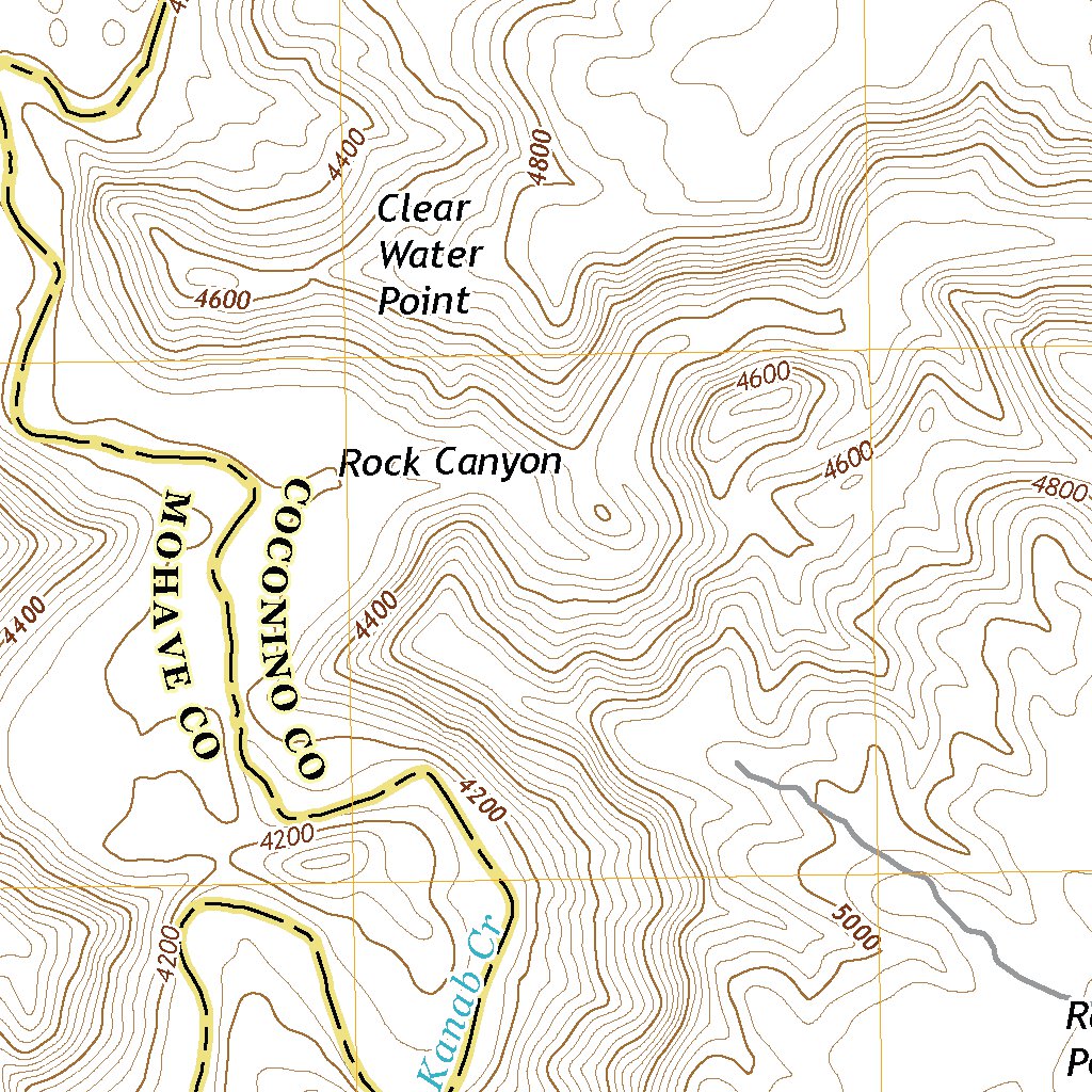 Clear Water Spring, AZ (2018, 24000-Scale) Map by United States ...