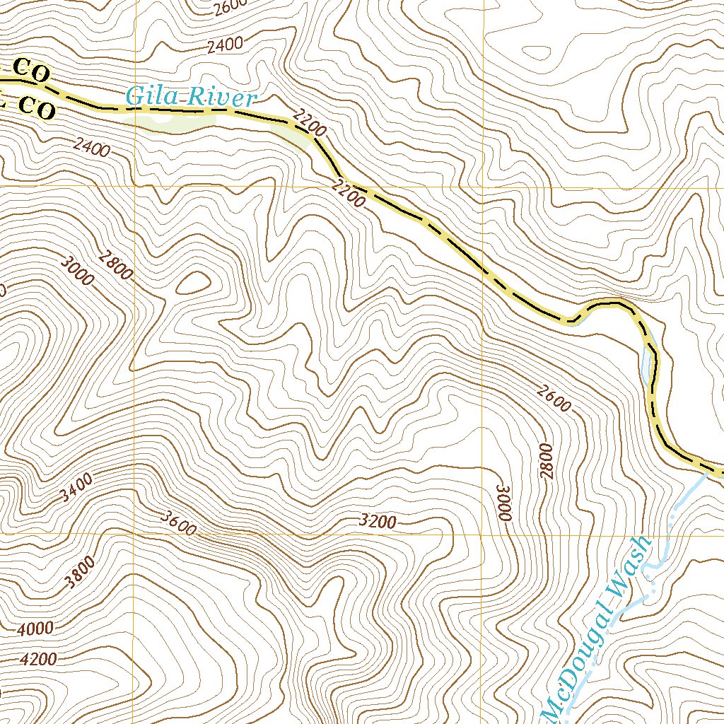 Coolidge Dam, AZ (2018, 24000-Scale) Map by United States Geological ...