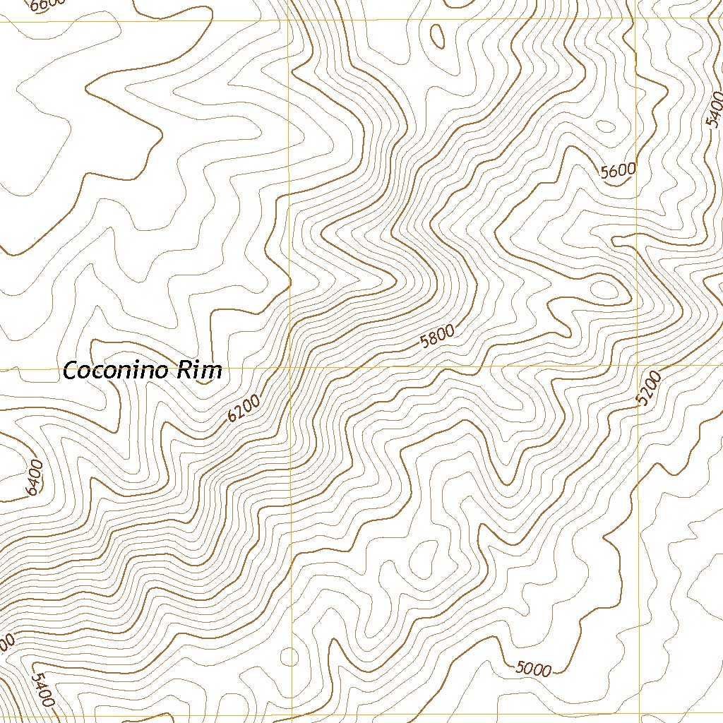 Coconino Point SE, AZ (2018, 24000-Scale) Map by United States ...