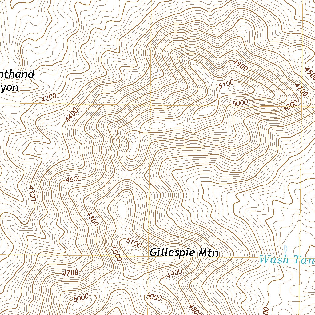 Gillespie Mountain, AZ (2018, 24000-Scale) Map by United States ...