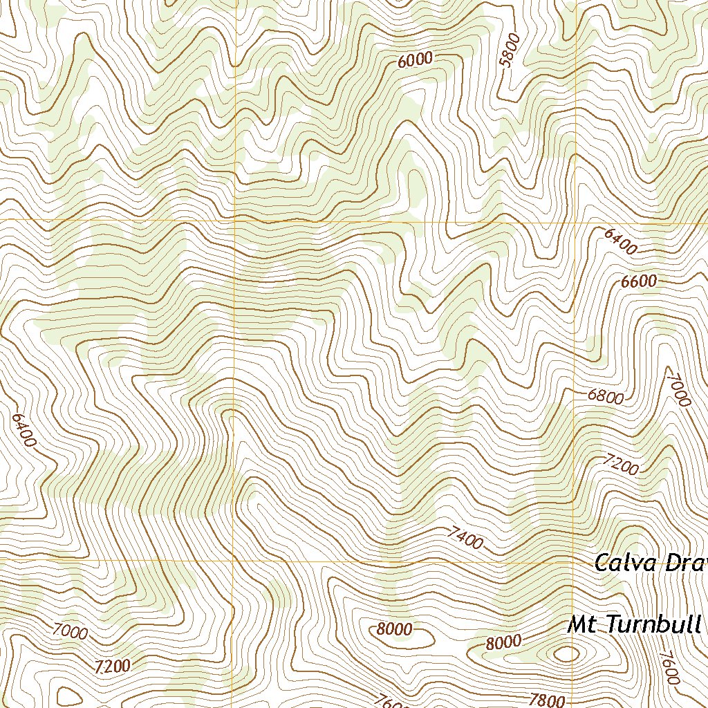 Mount Turnbull, AZ (2018, 24000-Scale) Map by United States Geological ...