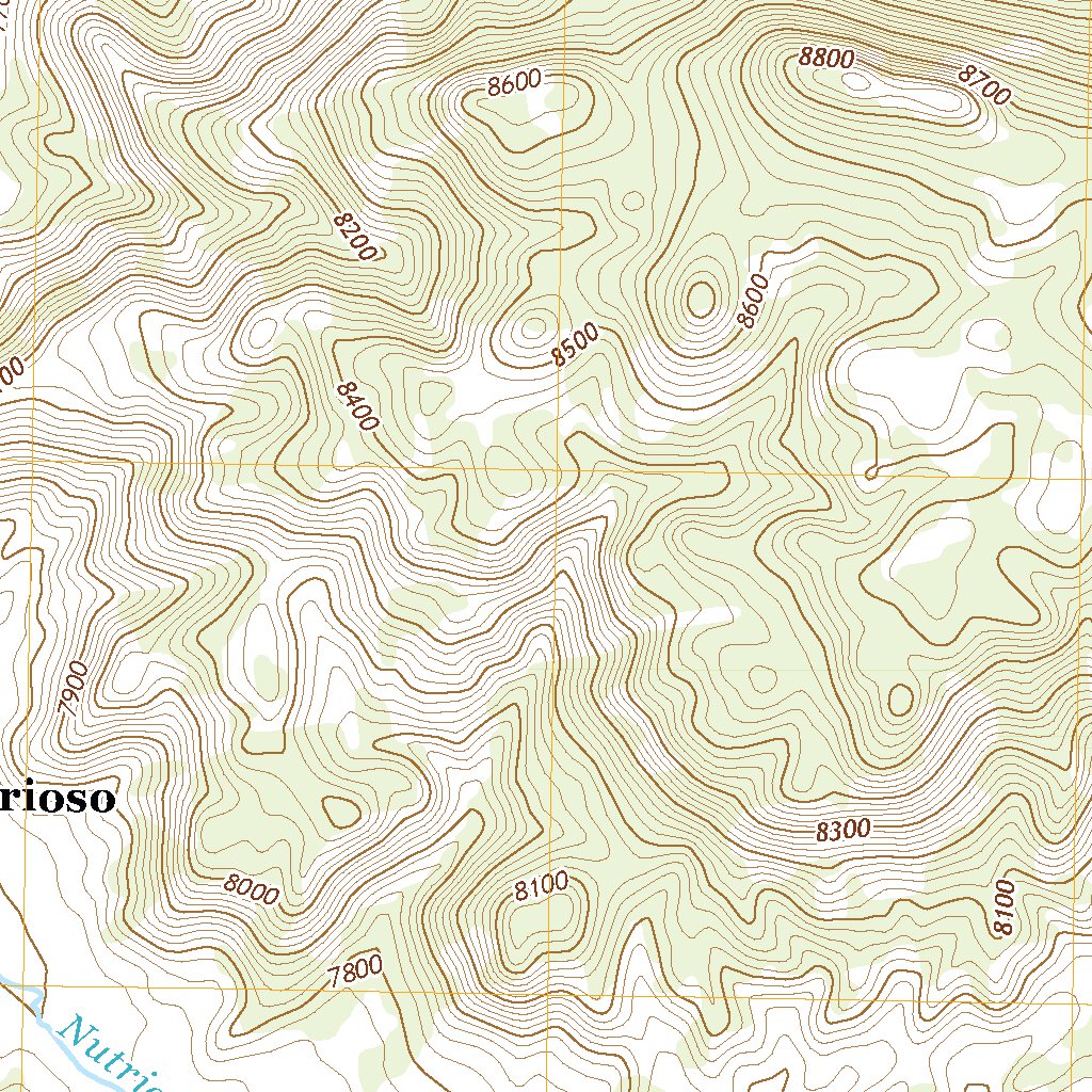 Nutrioso, AZ (2018, 24000-Scale) Map by United States Geological Survey ...