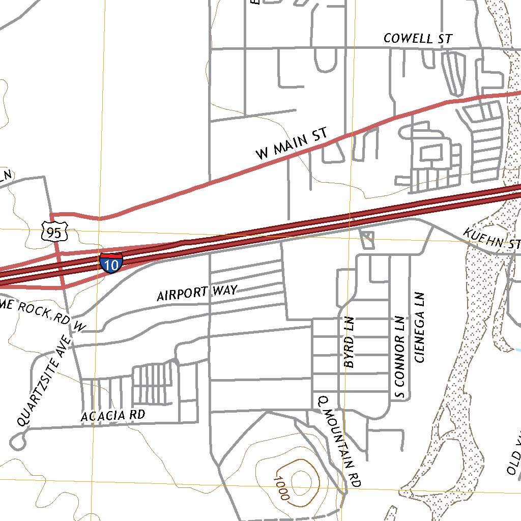 Quartzsite, AZ (2018, 24000-Scale) Map by United States Geological ...