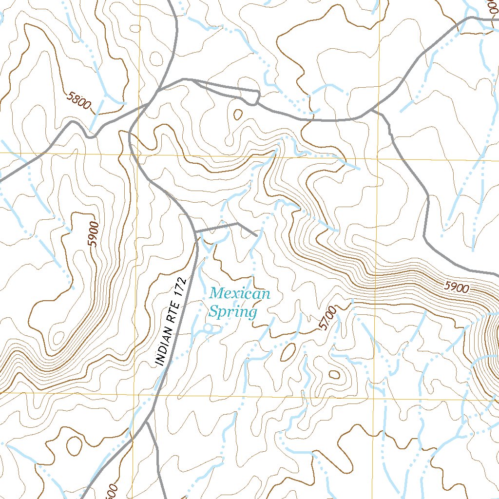 Round Rock, AZ (2018, 24000-Scale) Map by United States Geological ...