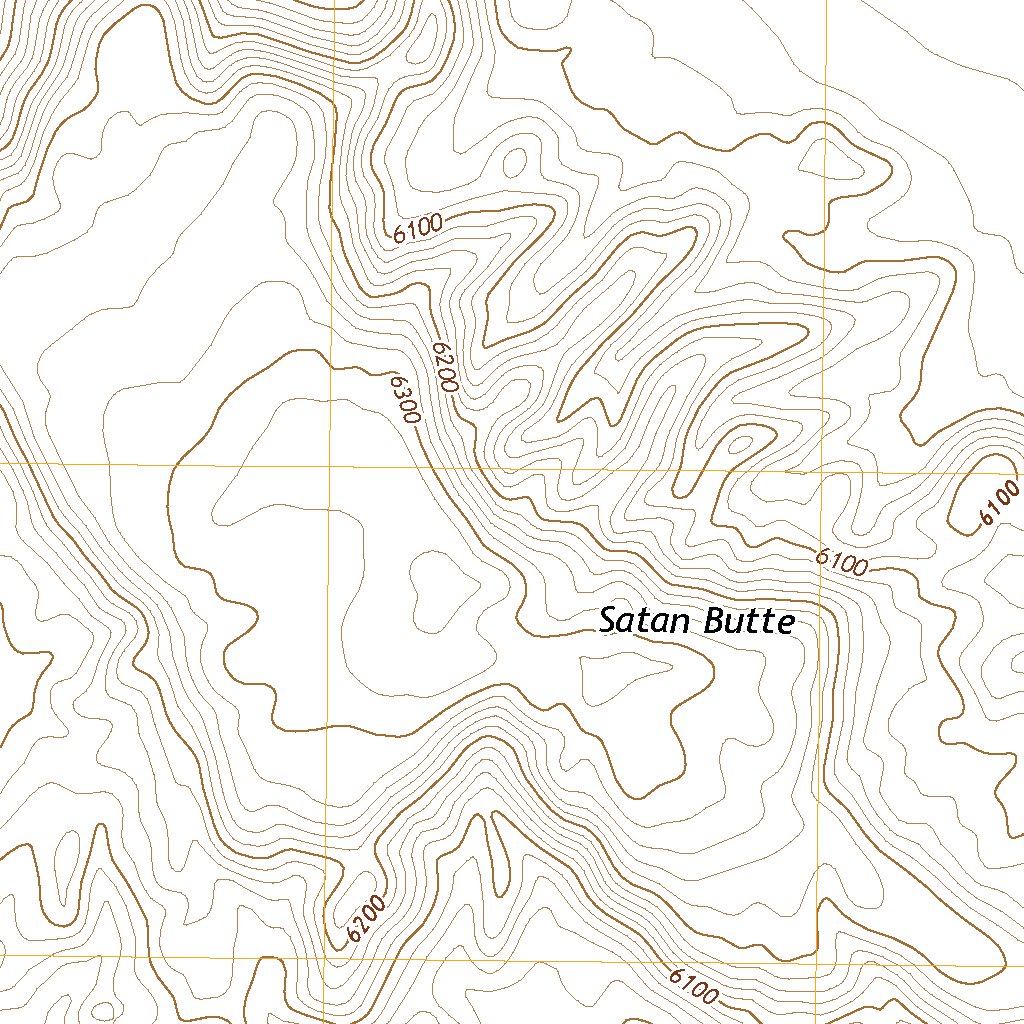 Satan Butte, AZ (2018, 24000-Scale) Map by United States Geological ...