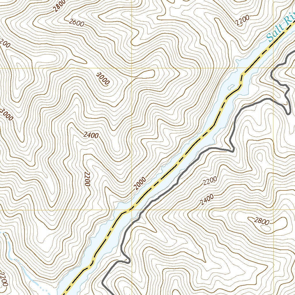 Theodore Roosevelt Dam, AZ (2018, 24000-Scale) Map by United States ...