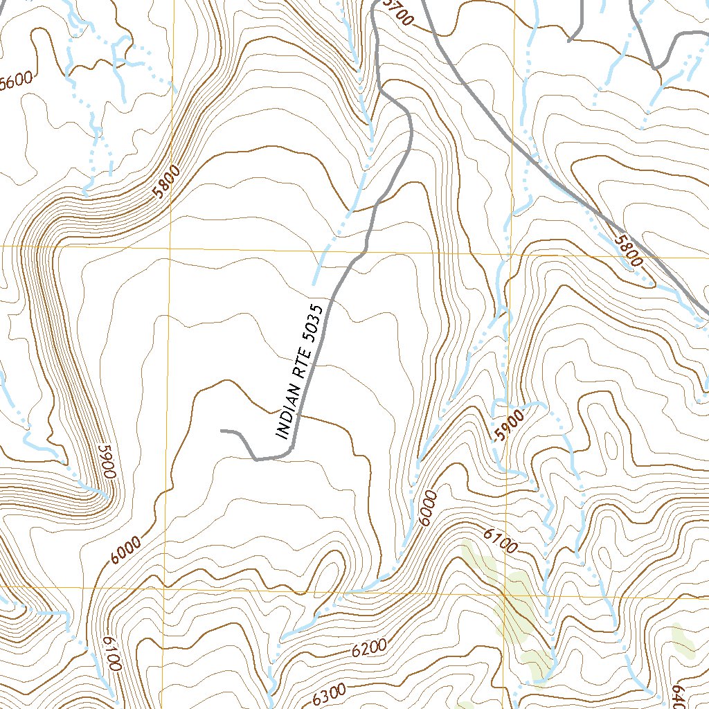 Toh Atin Mesa East, AZ (2018, 24000-Scale) Map by United States ...