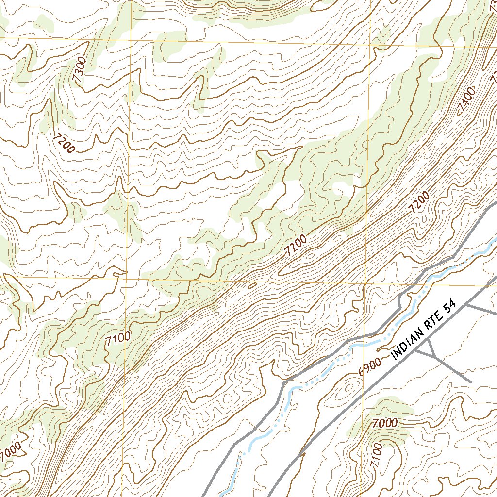 Window Rock, AZ (2018, 24000-Scale) Map by United States Geological ...