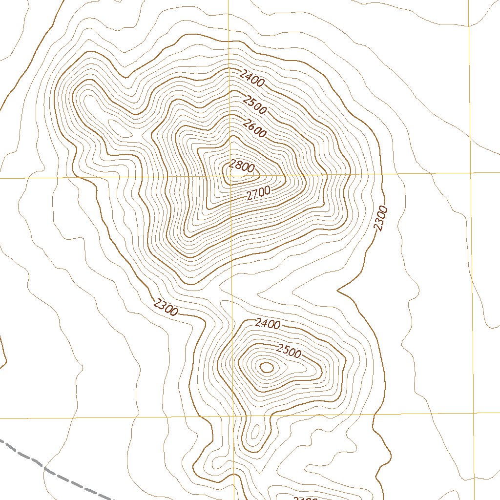 Vaya Chin, AZ (2018, 24000-Scale) Map by United States Geological ...