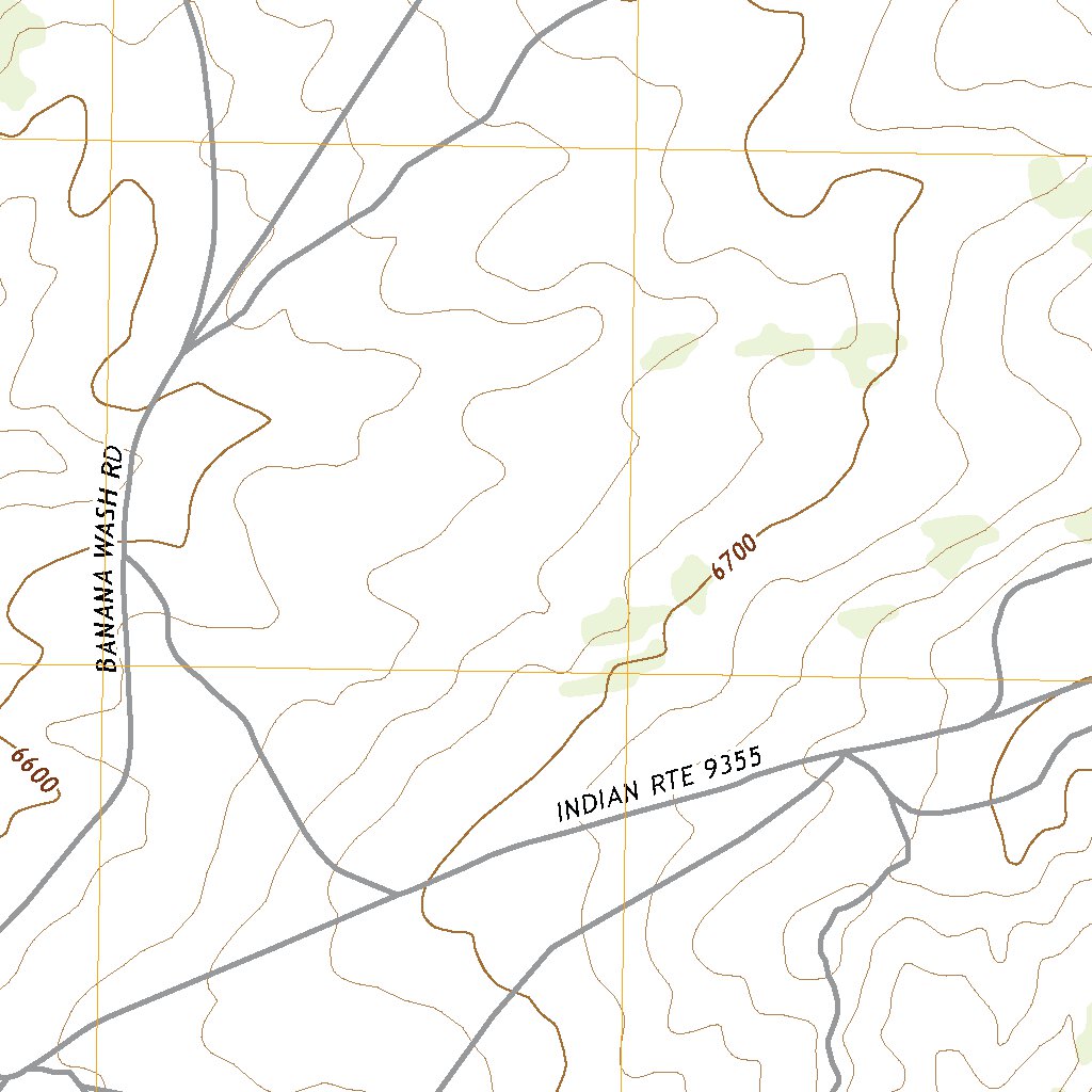 Wide Ruins, AZ (2018, 24000-Scale) Map by United States Geological ...