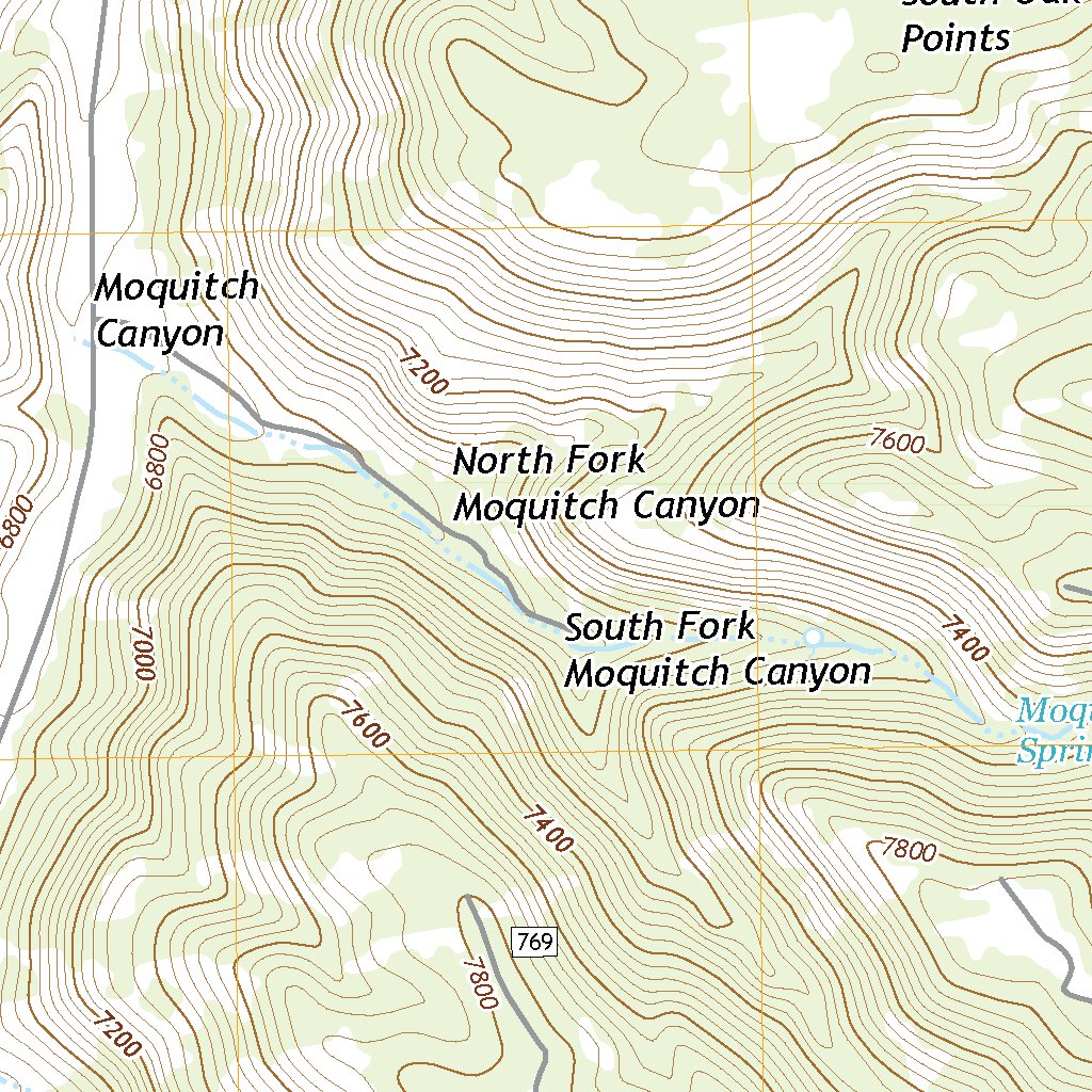 Warm Springs Canyon, AZ (2018, 24000-Scale) Map by United States ...