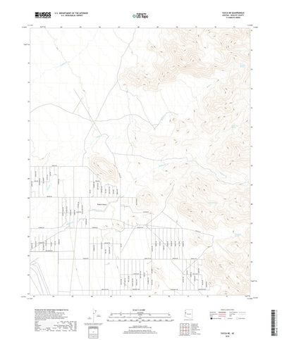 Yucca NE, AZ (2018, 24000-Scale) Map by United States Geological Survey ...