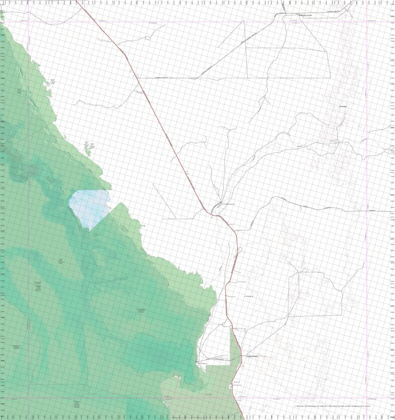 Getlost Map 1746 WOORAMEL WA Topographic Map V15 1:75,000 by Getlost ...