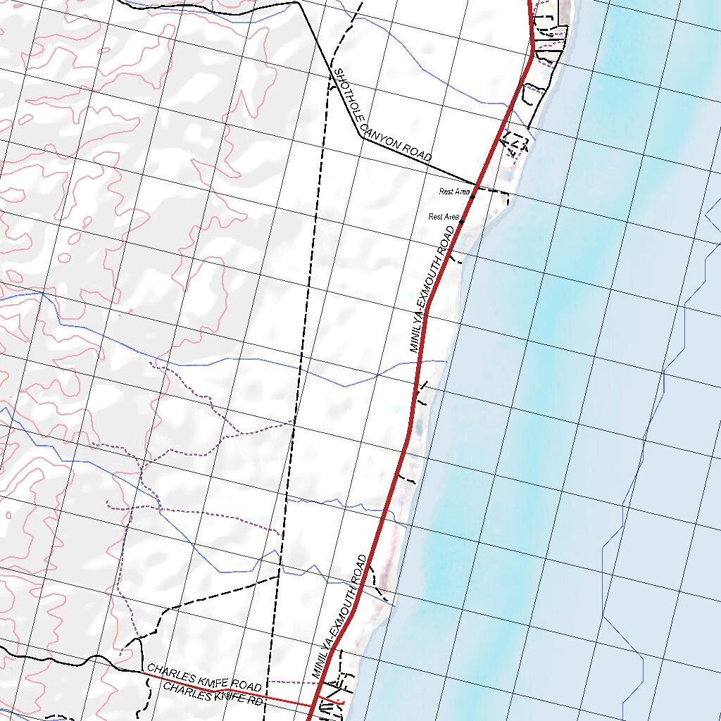 Getlost Map 1753 LEARMONTH WA Topographic Map V15 1:75,000 by Getlost ...