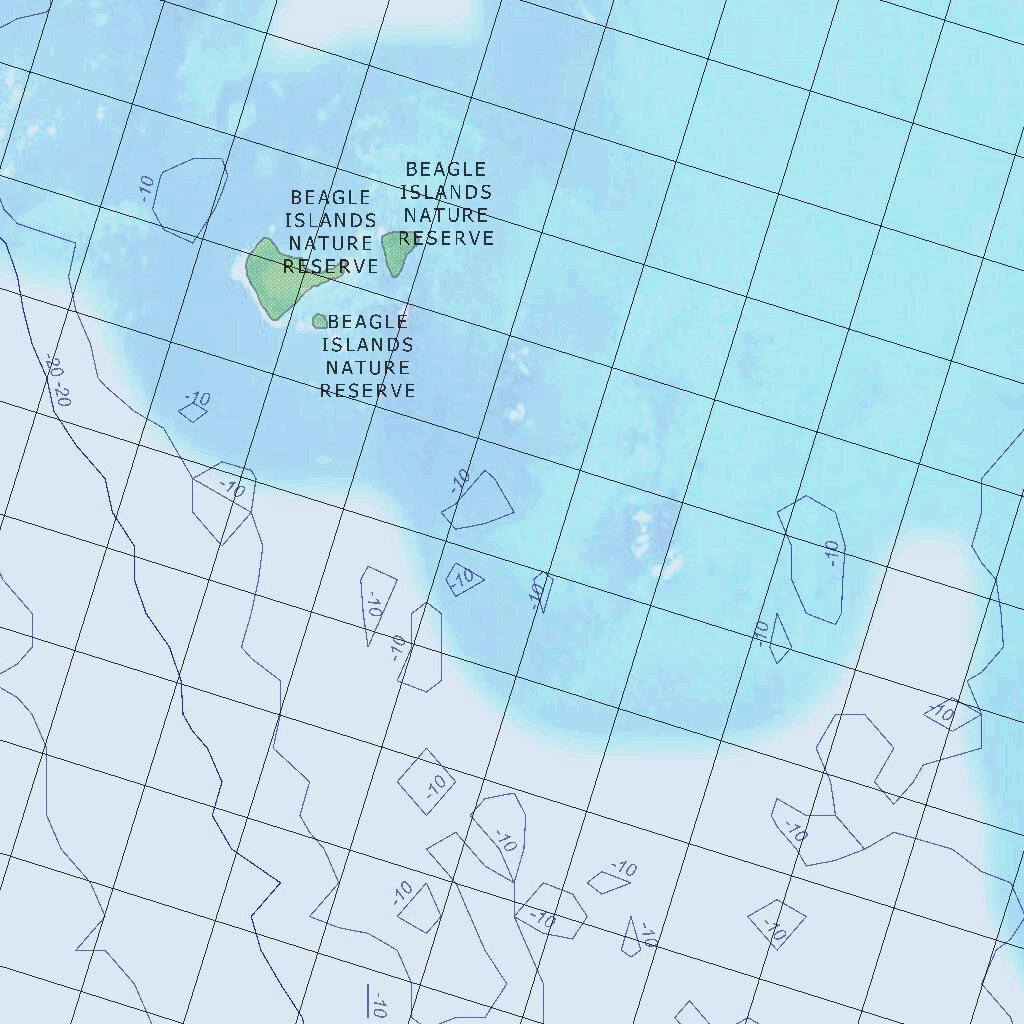 Getlost Map 1838 BEAGLE ISLANDS WA Topographic Map V15 1:75,000 by ...