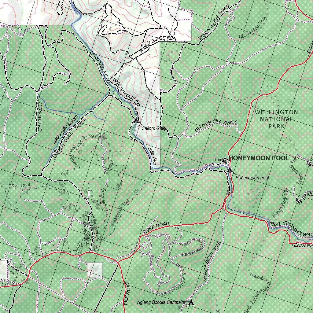 Getlost Map 2031 BUNBURY WA Topographic Map V15 1:75,000 by Getlost ...