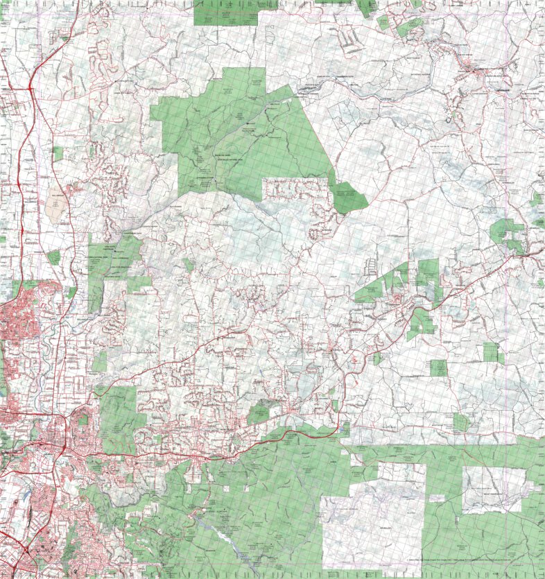 Getlost Map 2134 WOOROLOO WA Topographic Map V15 1:75,000 by Getlost ...