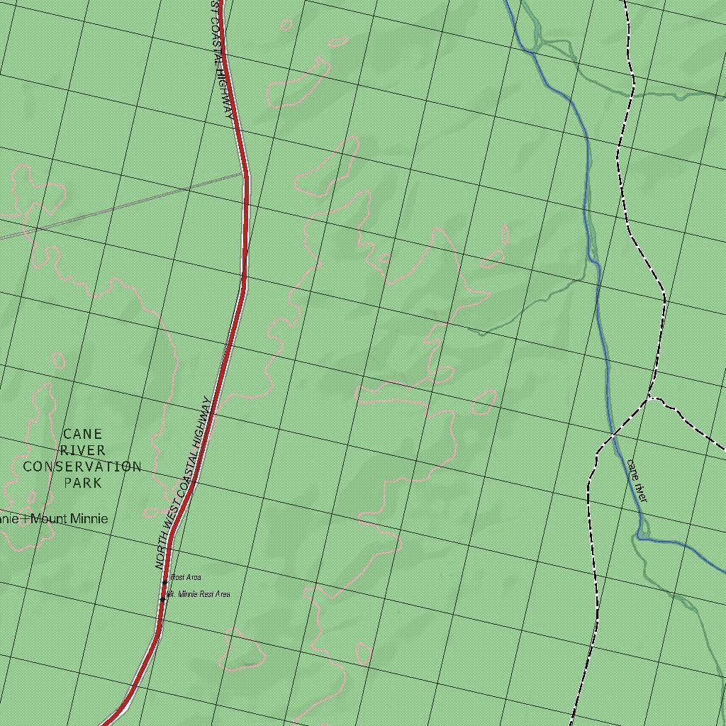 Getlost Map 2053 CANE RIVER WA Topographic Map V15 1:75,000 by Getlost ...