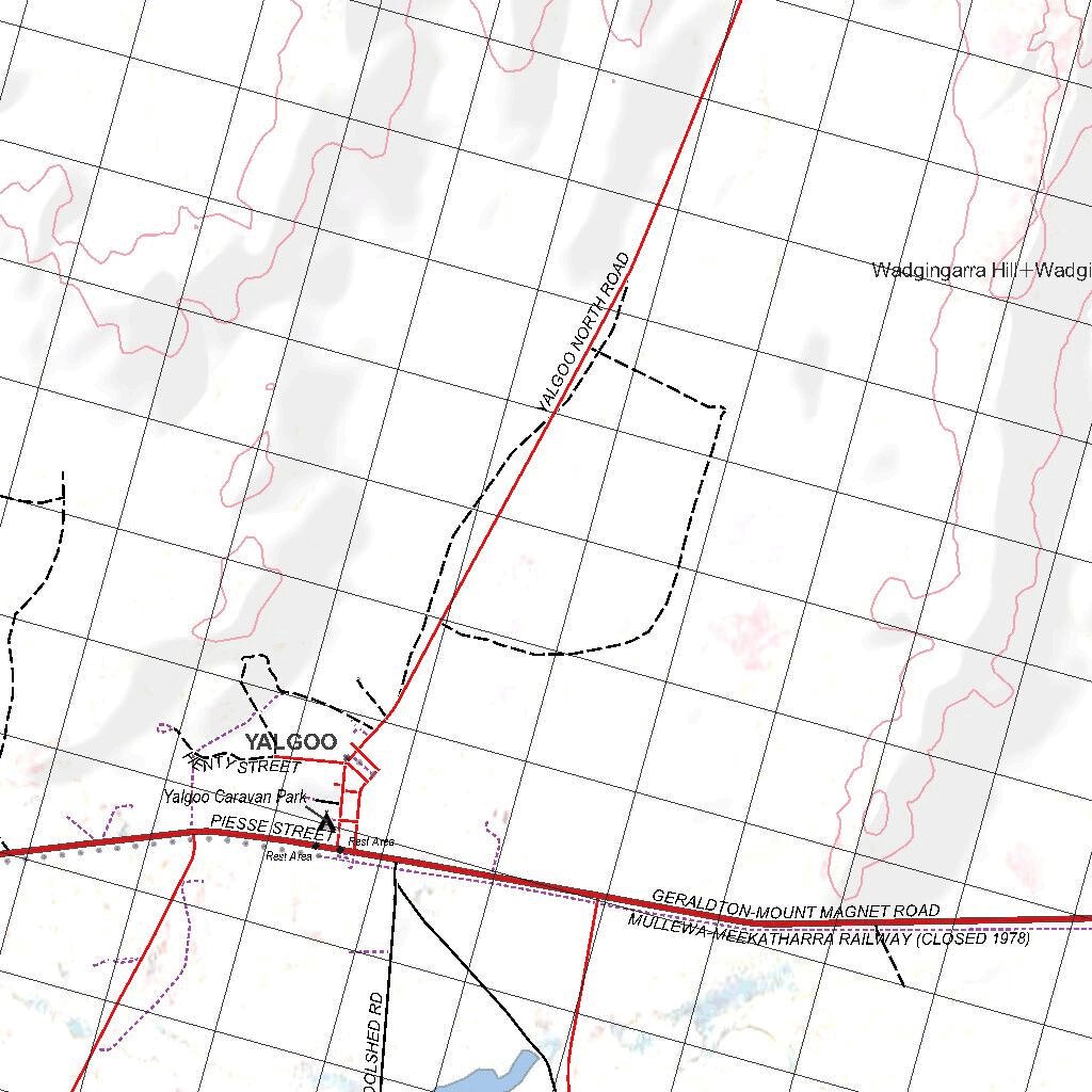 Getlost Map 2241 YALGOO WA Topographic Map V15 1:75,000 by Getlost Maps ...