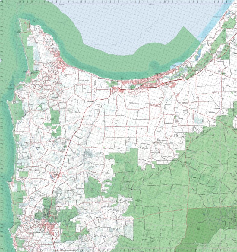 Getlost Map 1930 BUSSELTON WA Topographic Map V15 1:75,000 by Getlost ...