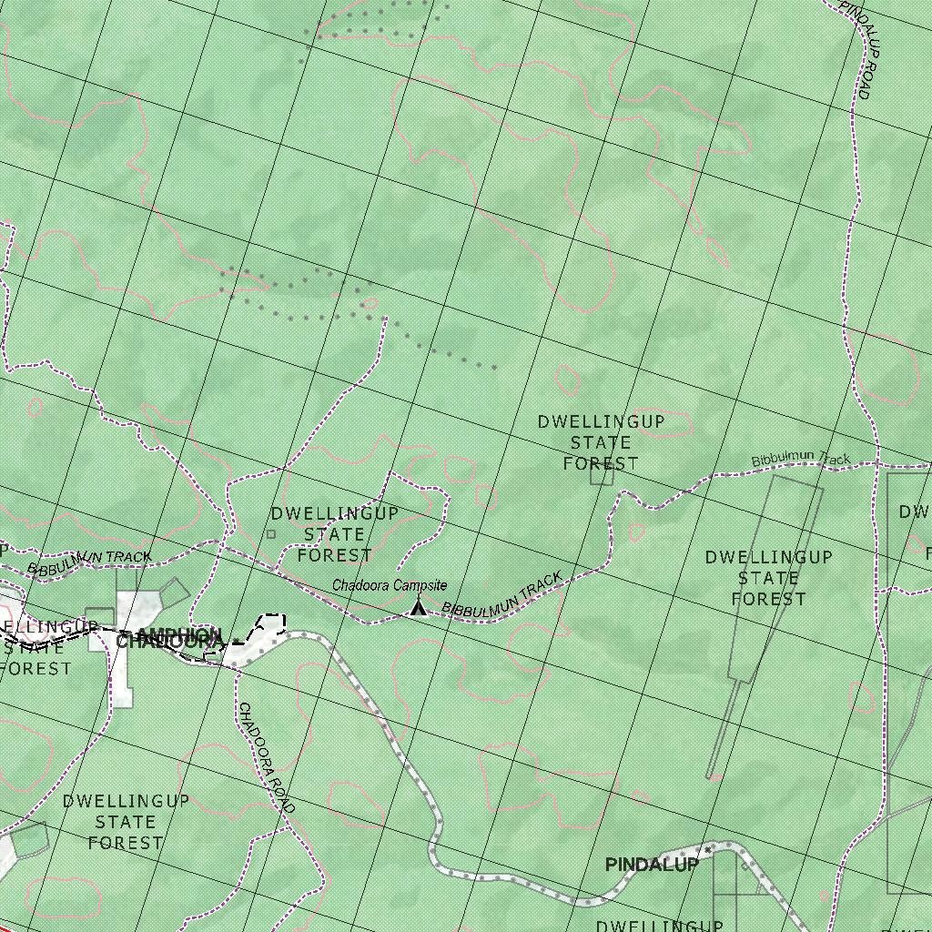 Getlost Map 2132 DWELLINGUP WA Topographic Map V15 1:75,000 by Getlost ...