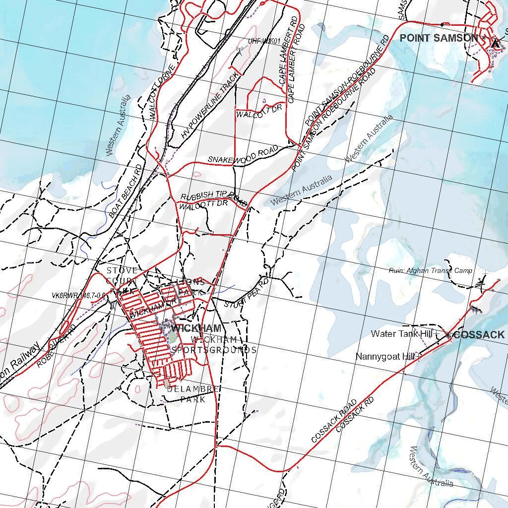 Getlost Map 2356 ROEBOURNE WA Topographic Map V15 1:75,000 by Getlost ...