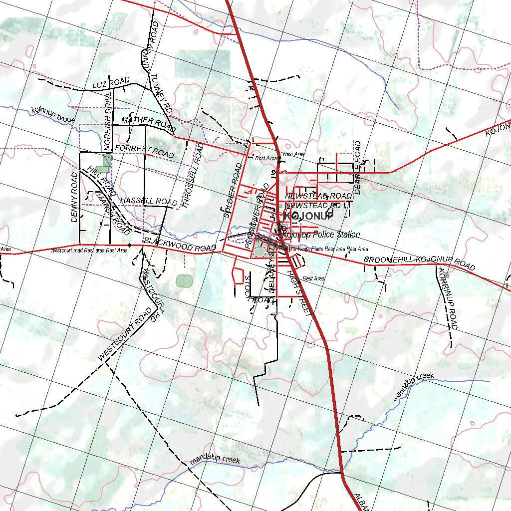 Getlost Map 2330 KOJONUP WA Topographic Map V15 1:75,000 by Getlost ...