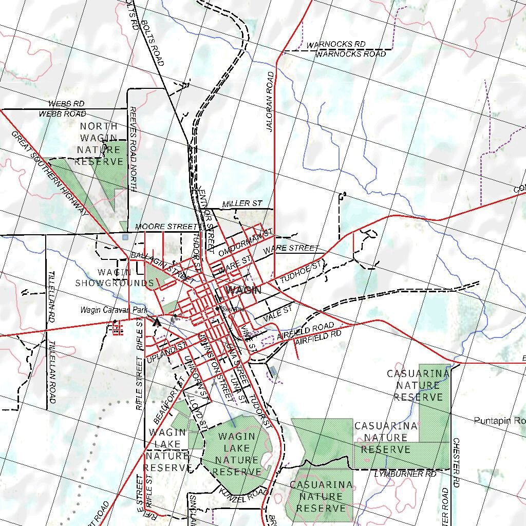 Getlost Map 2331 WAGIN WA Topographic Map V15 1:75,000 by Getlost Maps ...