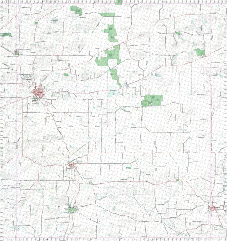 Getlost Map 2430 KATANNING WA Topographic Map V15 1:75,000 by Getlost ...