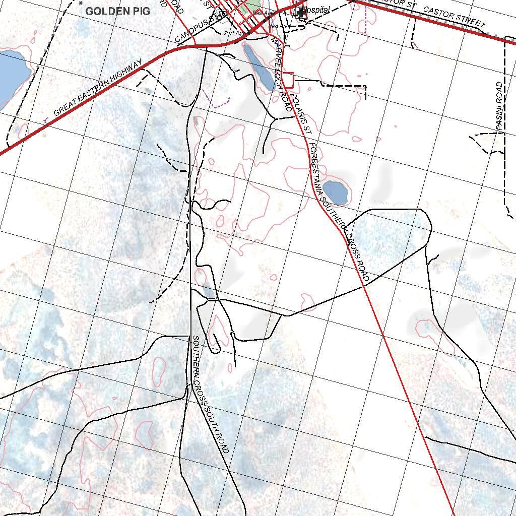 Getlost Map 2735 SOUTHERN CROSS WA Topographic Map V15 1:75,000 by ...