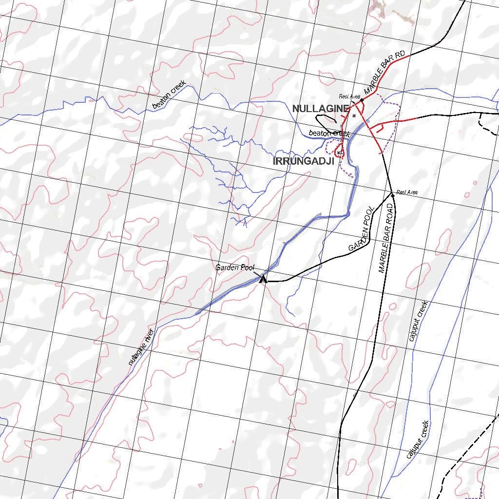 Getlost Map 2954 NULLAGINE WA Topographic Map V15 1:75,000 by Getlost ...