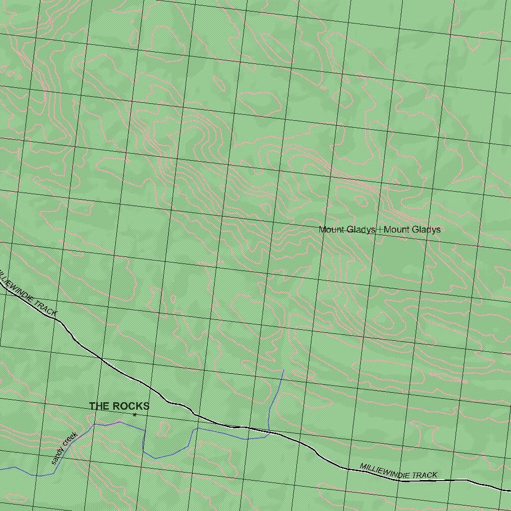 Getlost Map 4063 MOUNT HOUSE WA Topographic Map V15 1:75,000 by Getlost ...