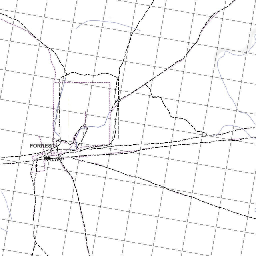 Getlost Map 4536 FORREST WA Topographic Map V15 1:75,000 by Getlost ...