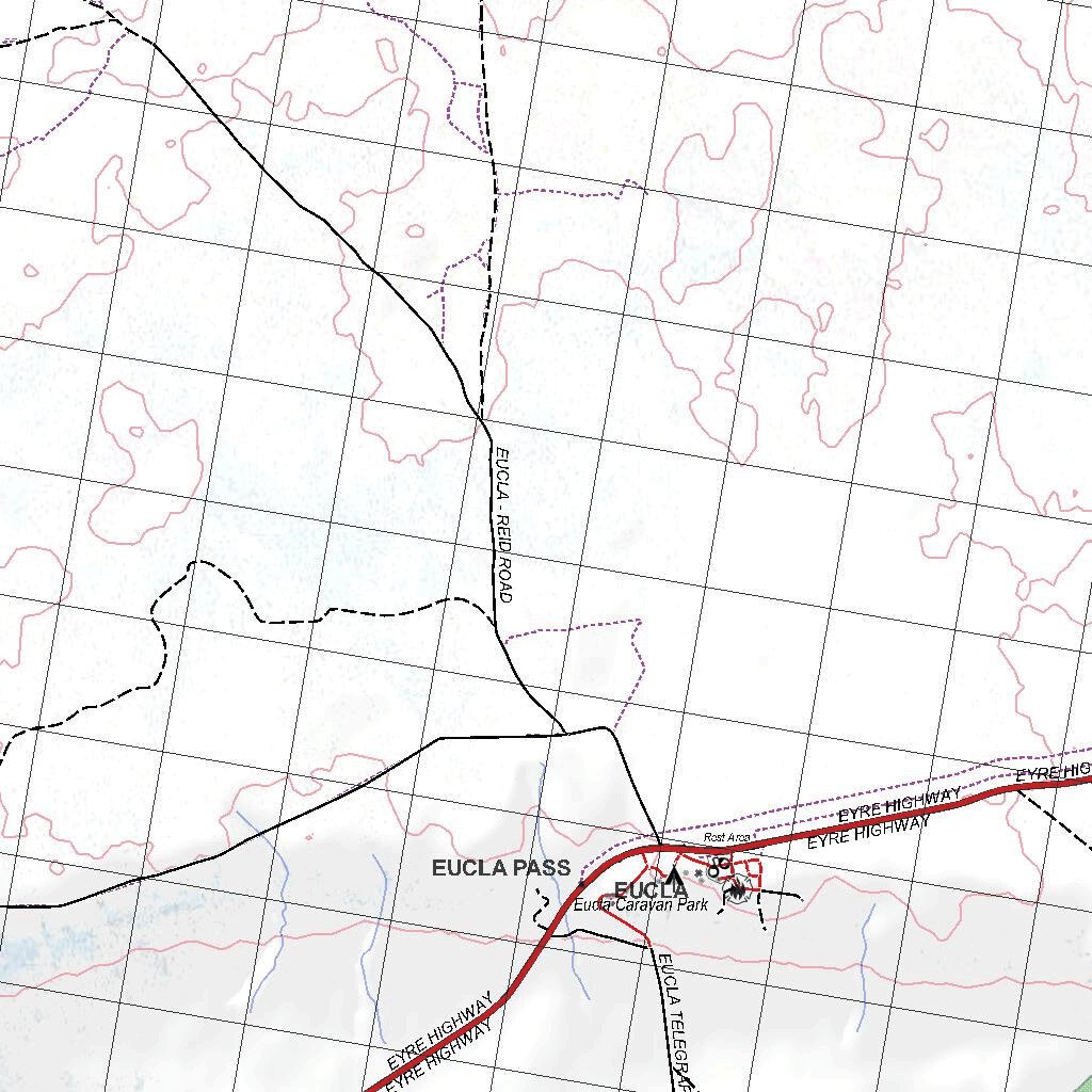 Getlost Map 4634 EUCLA WA Topographic Map V15 1:75,000 by Getlost Maps ...