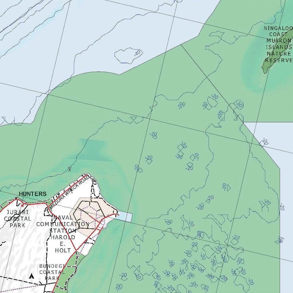 Getlost Map SF5005 ONSLOW Australia Touring Map V15a 1:250,000 by ...