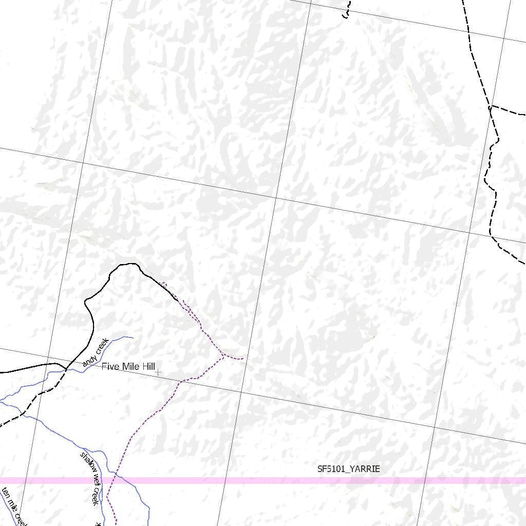 Getlost Map SF5101 YARRIE Australia Touring Map V15a 1:250,000 by ...