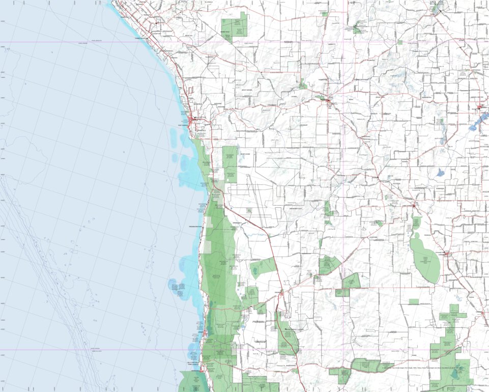 Getlost Map SH5005 DONGARA Australia Touring Map V15a 1:250,000 by ...