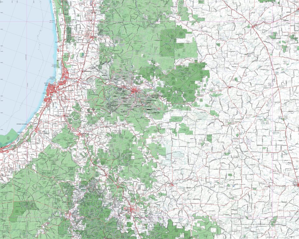 Getlost Map SI5006 COLLIE Australia Touring Map V15a 1:250,000 by ...