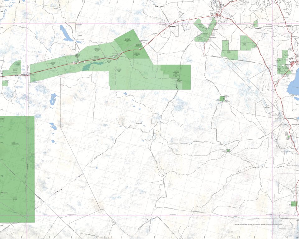 Getlost Map SH5113 BOORABBIN Australia Touring Map V15a 1:250,000 by ...