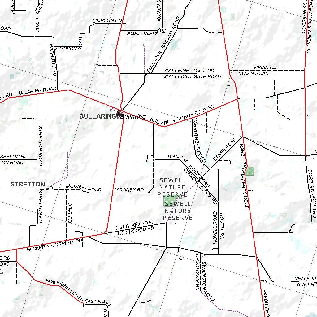Getlost Map SI5003 CORRIGIN Australia Touring Map V15a 1:250,000 by ...