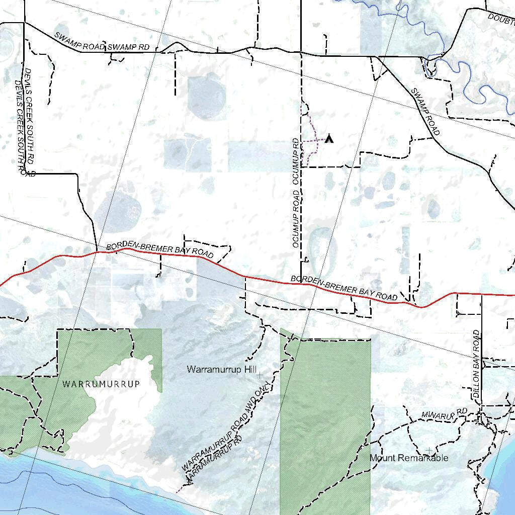 Getlost Map SI5012 BREMER BAY Australia Touring Map V15a 1:250,000 by ...