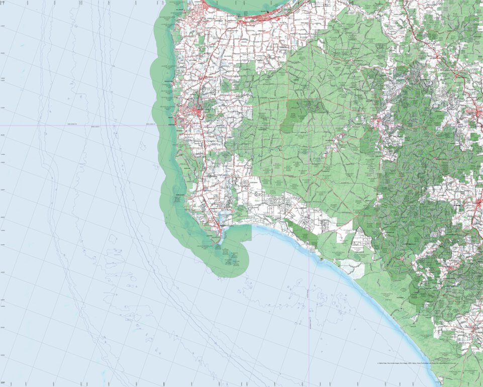 Getlost Map SI5009 AUGUSTA Australia Touring Map V15a 1:250,000 by ...